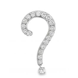 Question Mark Diamond Pendant